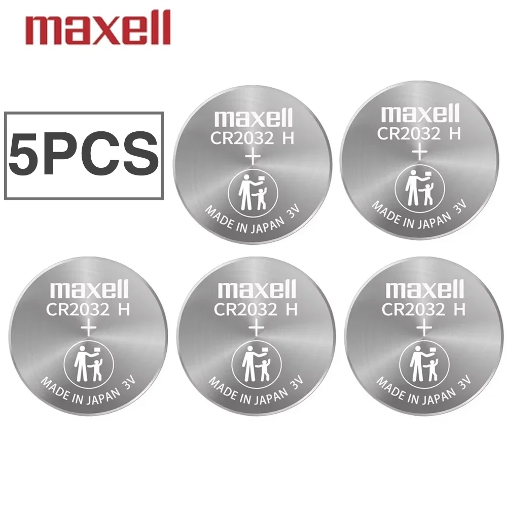 5PCS-Original-MAXELL-CR2032H-240mAh-High-Capacity-3V-Button-Battery ...