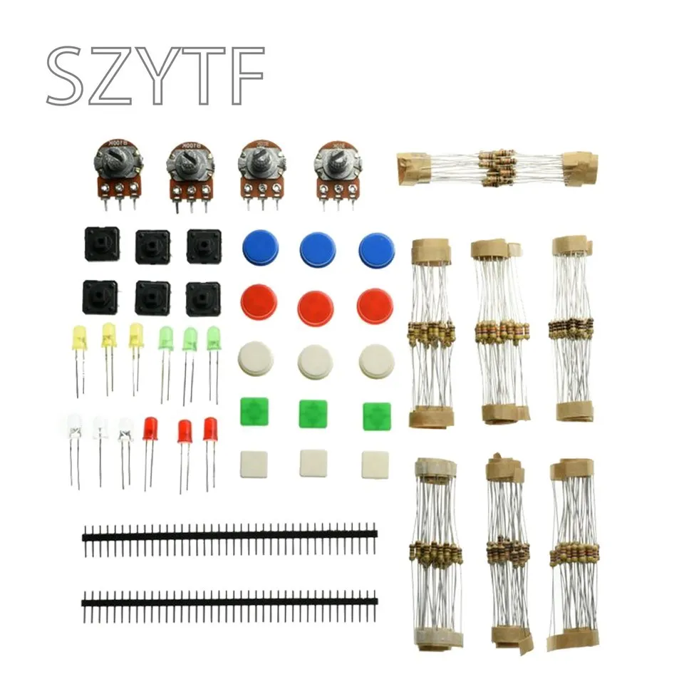 Electronic-Component-Kit-Universal-Parts-Package-No-1-Includes-Common ...