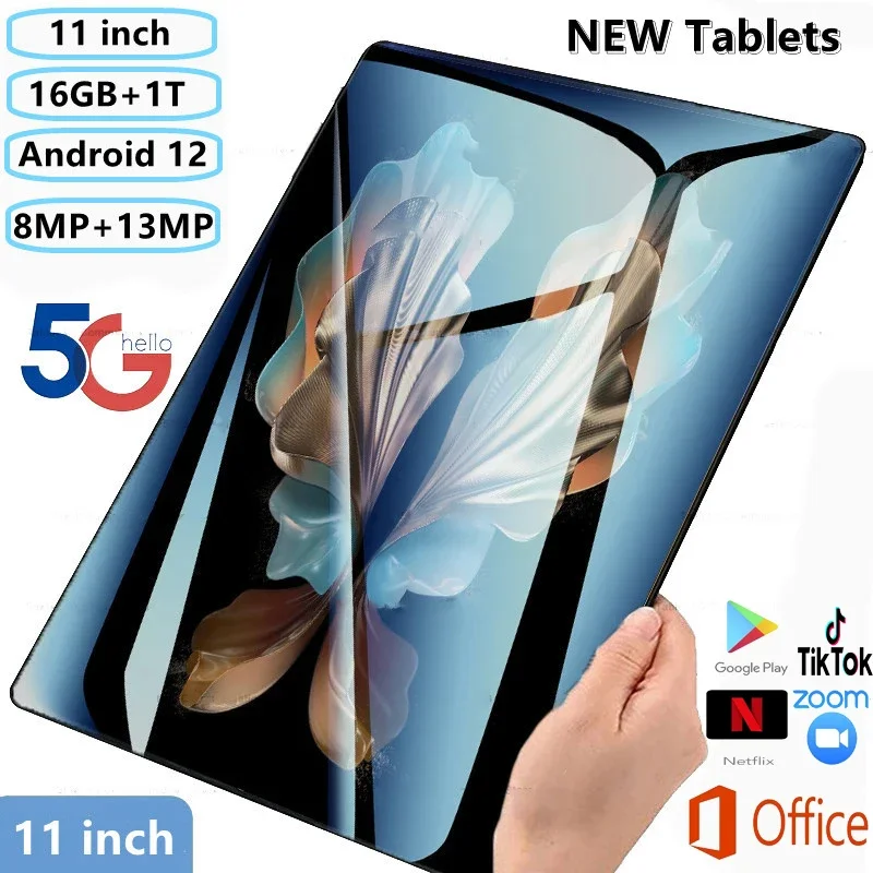 Global Version NEW Original 11 Inch Tablets Android 12 16GB RAM 1T ROM ...