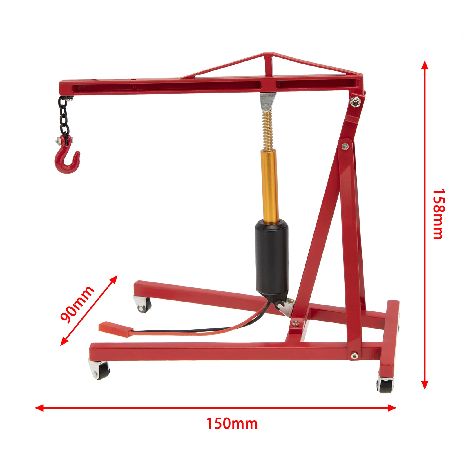 1PCS Motor Hanger Talha Elétrica Jack Simulação Modelo 1/10 Garagem ...