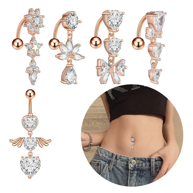 Bow Belly Button Rings
