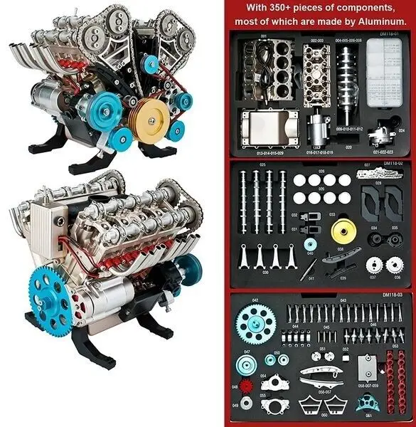 V8-Engine-Model-Bootable-8-cylinder-Engine-Mechanical-Metal-Assembly ...