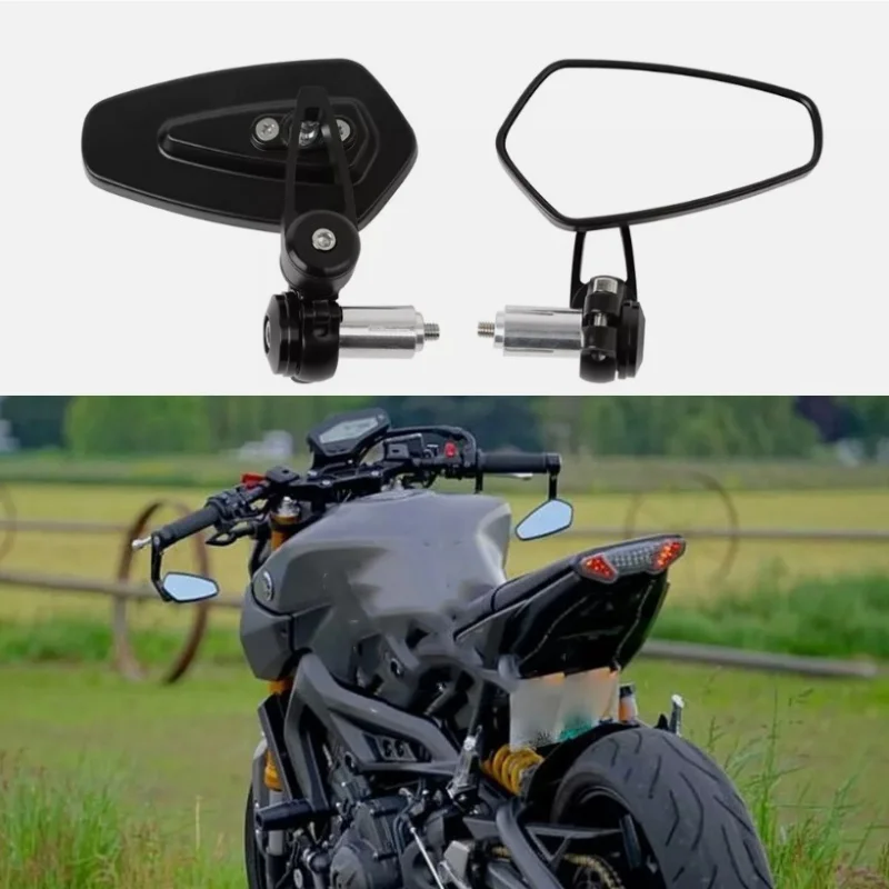 7-8-22mm-Handle-Bar-Motorcycle-Bar-End-Mirror-Motorcycle-Mirror-For ...