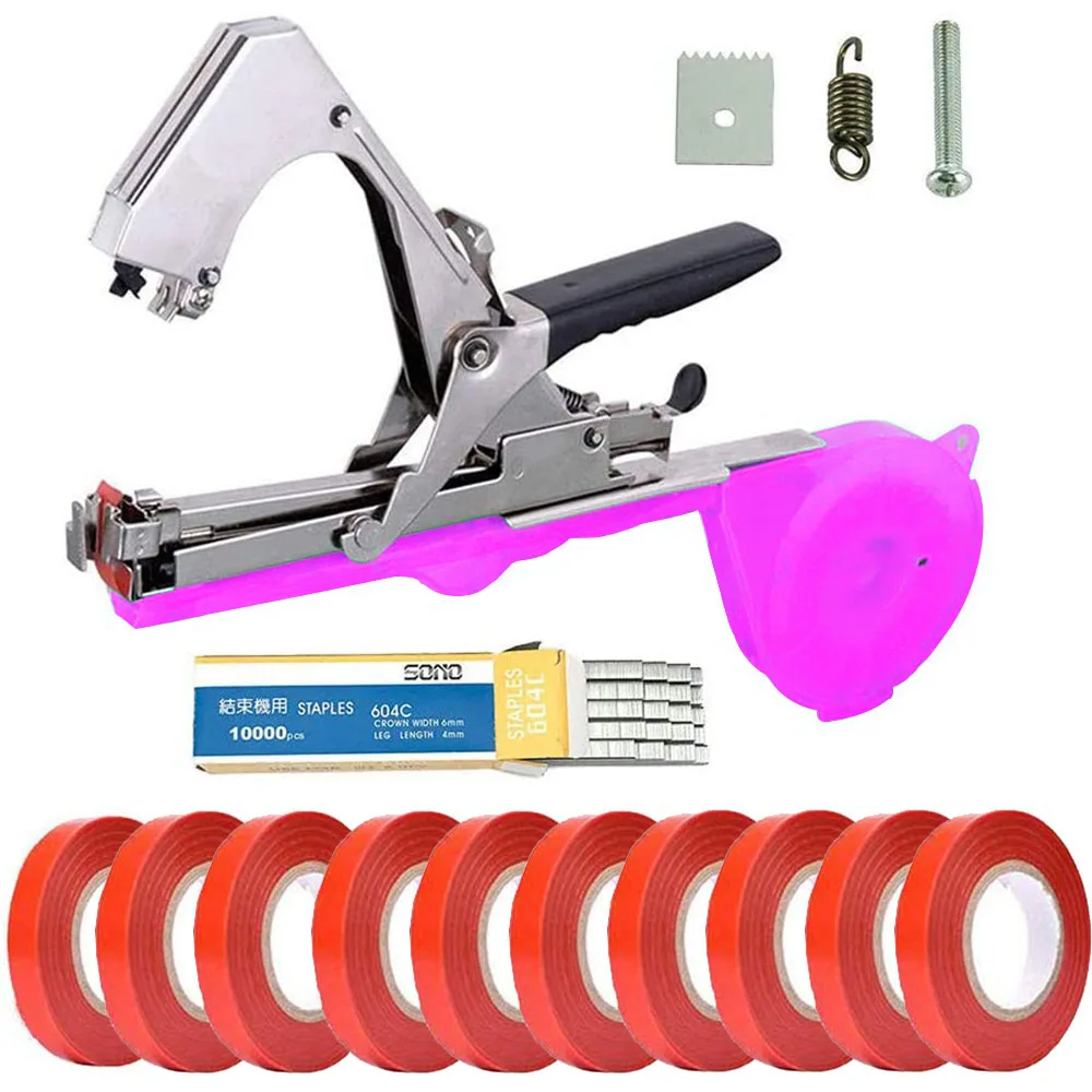Tapener Plant Tying Machine with Staples Plant Branch Tapes Hand ...