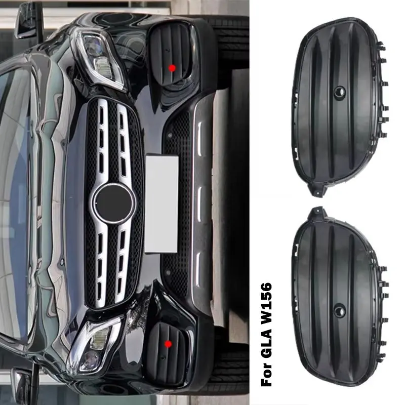A1568858700 A1568858800 Front Bumper Left Right Grill Girlle Fog Lamp ...