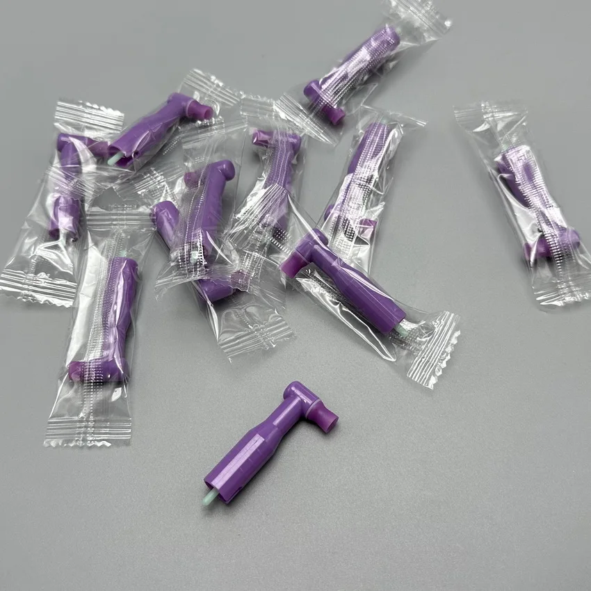 Dental-Disposable-Pro-Angle-Prophy-Cup-Purple-Dentist-Assistant-Teeth ...