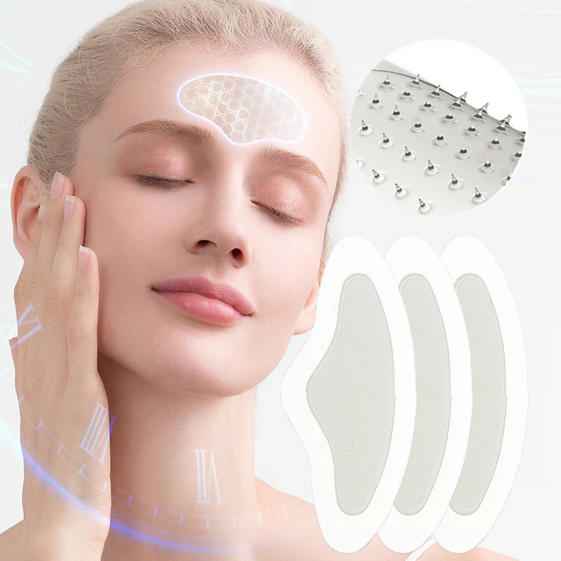 Micro Needle Forehead Patches Anti wrinkle Hyaluronic Acid Sticker ...
