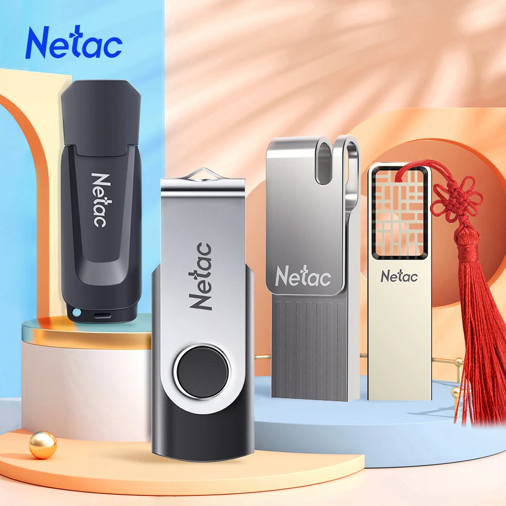 Netac-Pendrive-USB-2-0-de-10-piezas-unidad-Flash-de-32gb-64GB-y-128gb ...