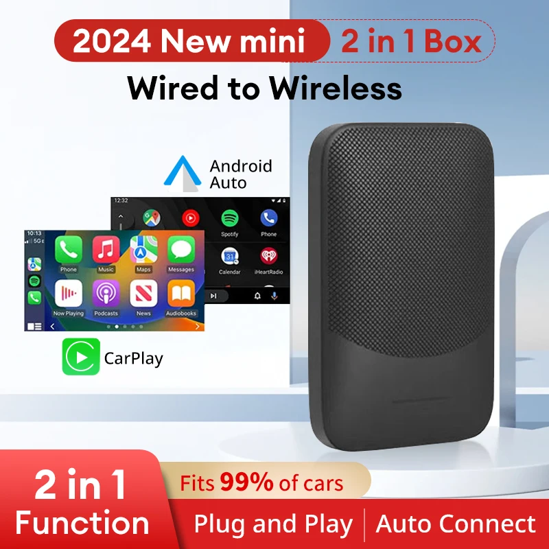XUDA-2024-New-2-in-1-Box-Wireless-CarPlay-Android-Auto-Wireless-Adapter ...