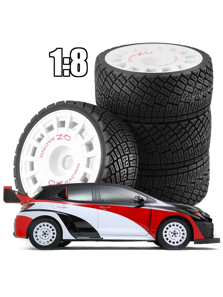 4PCS 100mm RC Rally Tires 17mm Hex Wheels Fit for 1/7 1/8 RC Rally Off ...