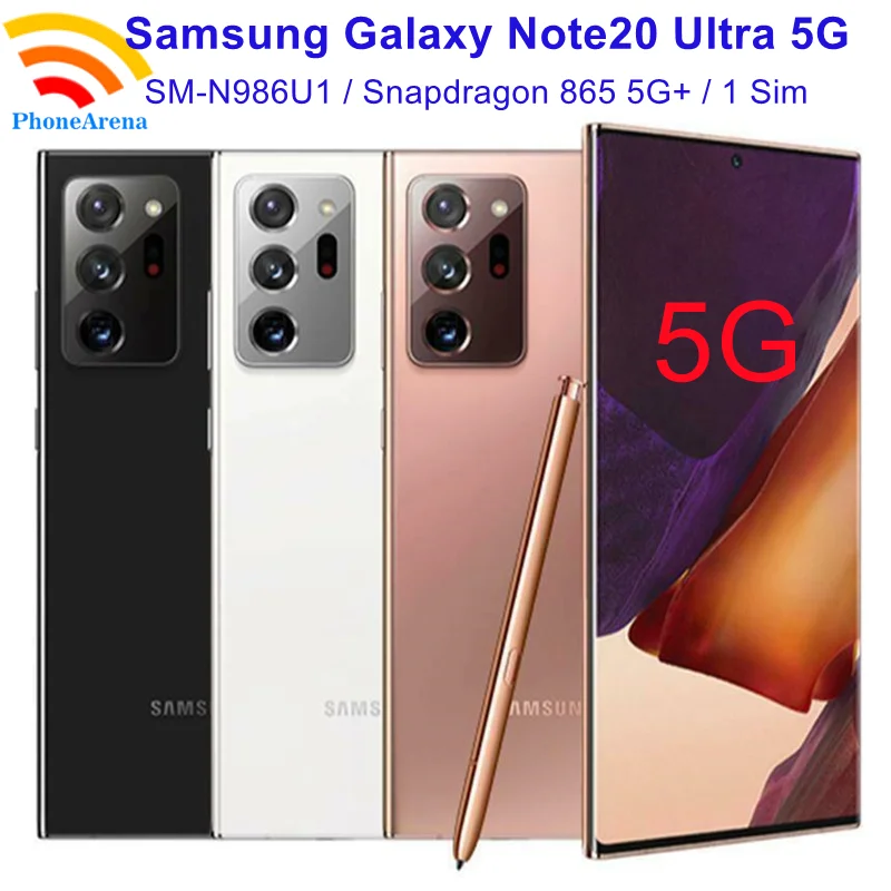 Original-Samsung-Galaxy-Note20U-Note-20-Ultra-5G-N986U1-6-9-12GB-RAM ...