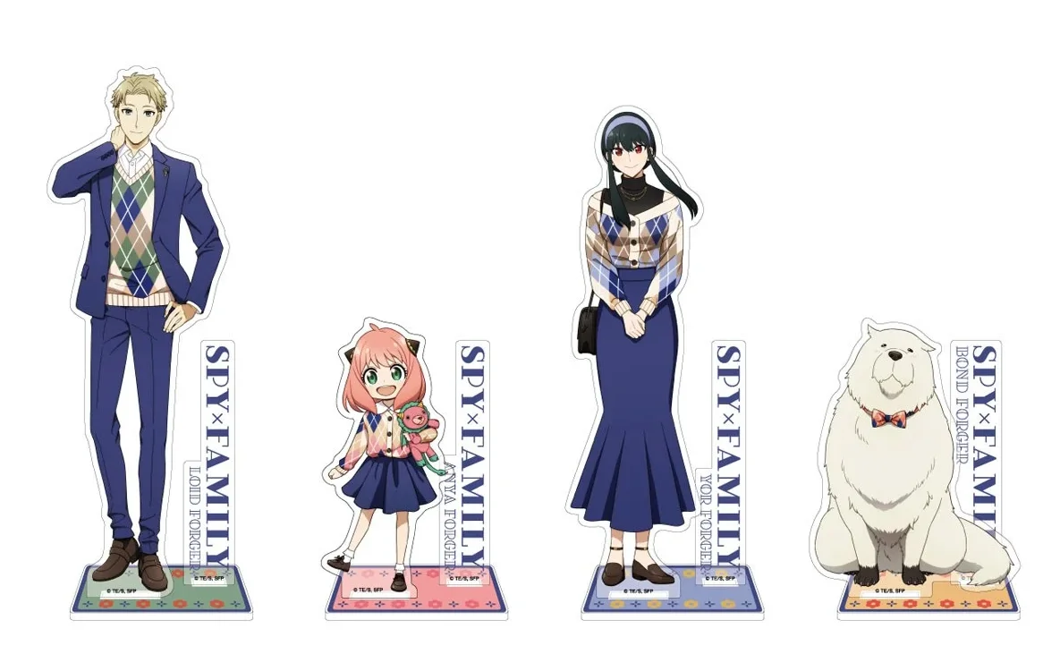 Anime SPY×FAMILY Anya Forger Yor Forger Twilight Acrylic Figure Stand ...