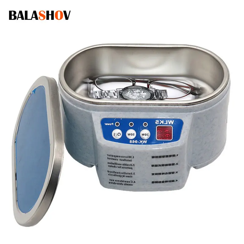 Ultrasonic Cleaner 30/50W Sonicator Bath 40Khz Degas for Watches ...