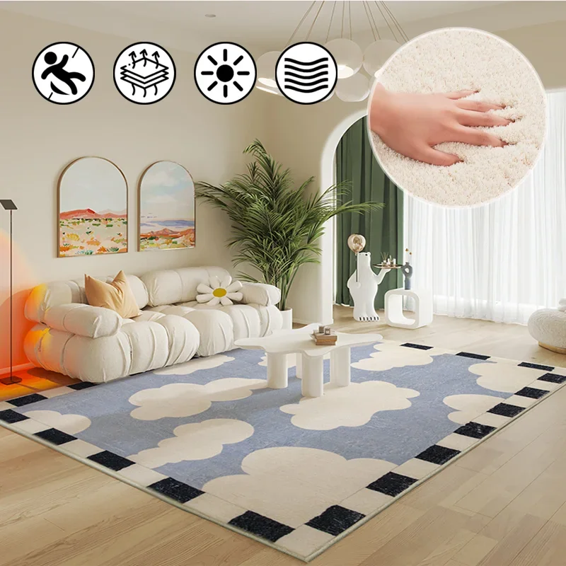 Japanese-and-Korean-Style-Living-Room-Decorative-Carpet-Cloud-Pattern ...