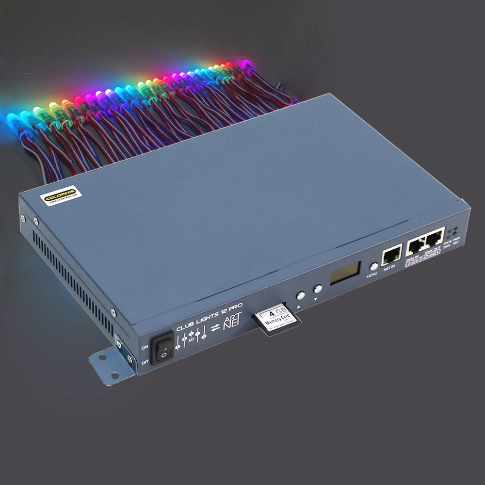 Hot-12Port-12240-Pixels-Resolume-Artnet-To-SPI-Pixel-Controller-Work-With-WS2811-WS2812-WS2815 ...