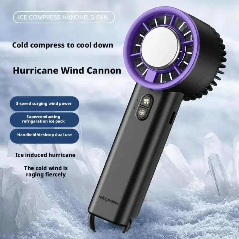 Ultra-Portable Handheld Air Conditioner with Ice Cooling & Turbo Fan ...