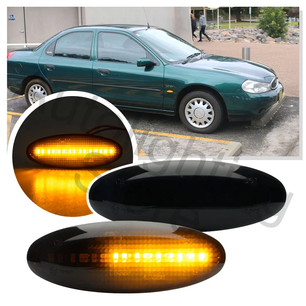 2PCS-LED-Front-side-marker-Light-Module-Lamp-For-Ford-Escort-VII-1995 ...