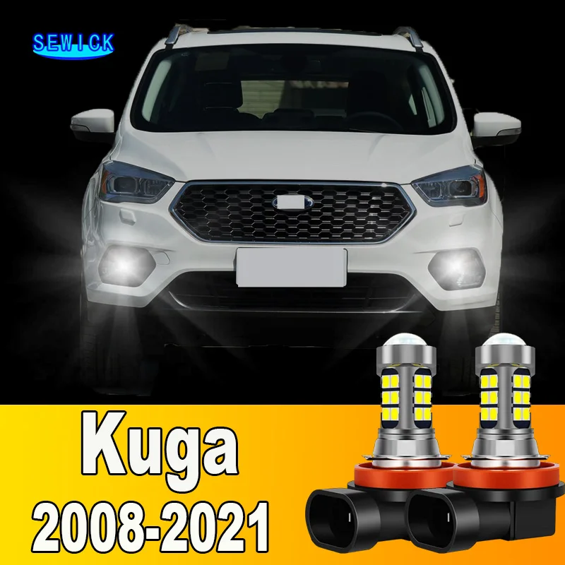 2pcs-LED-Front-Fog-Light-Bulb-Accessories-For-Ford-Kuga-1-2-3-2008-2021 ...