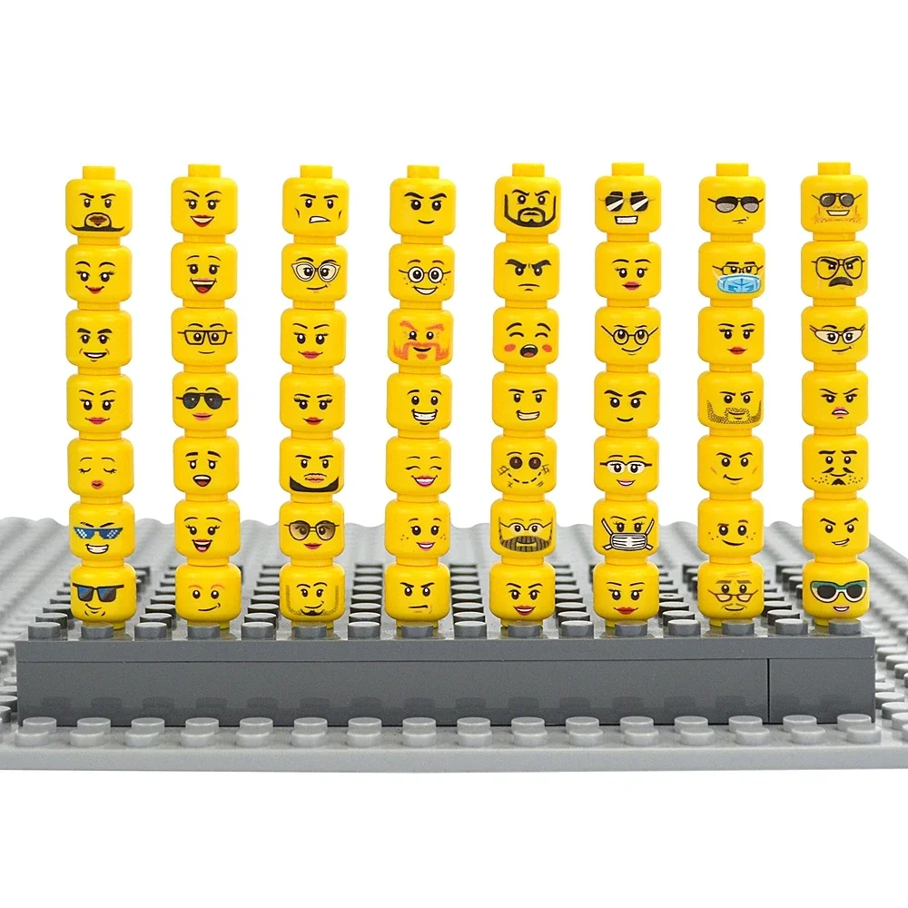 DIY Figures Head Hair Hat Faces Creative Laugh Cry Cute Facial ...