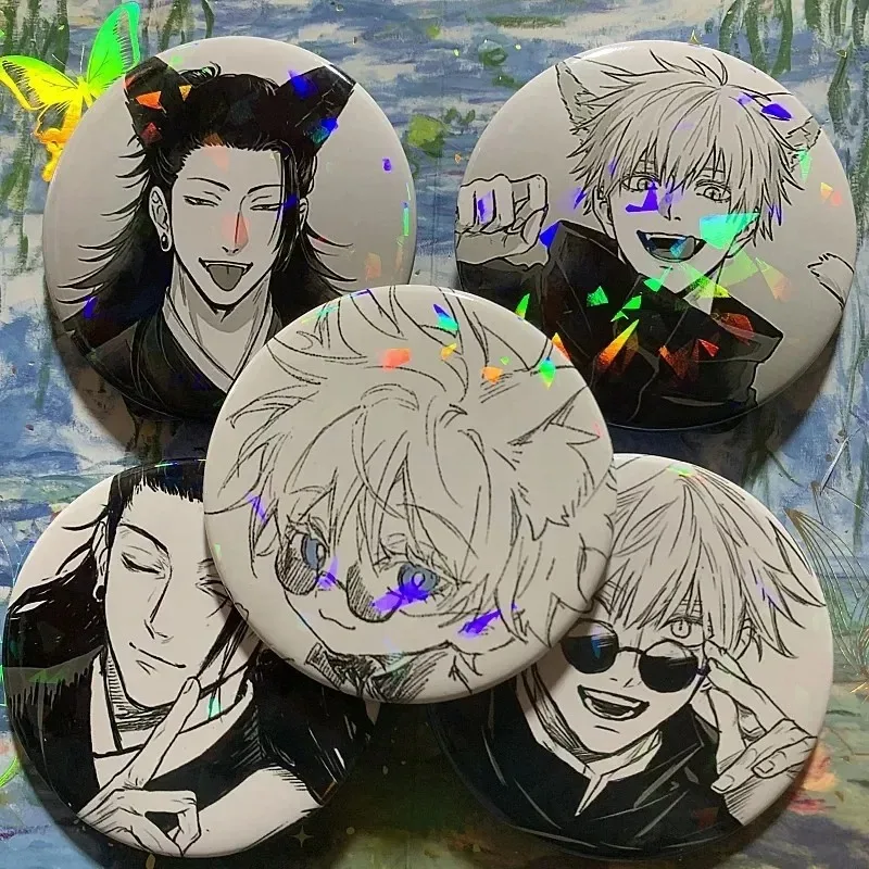 Anime-Jujutsu-Satoru-Broche-Laser-Pin-Gojo-Satoru-Geto-Suguru-Emblema ...