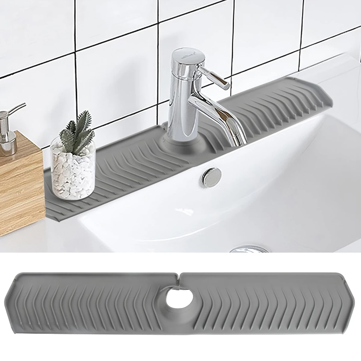 Kitchen-Faucet-Mat-76CM-Long-Style-Drainer-Rack-Splash-Guard-For-Sink ...