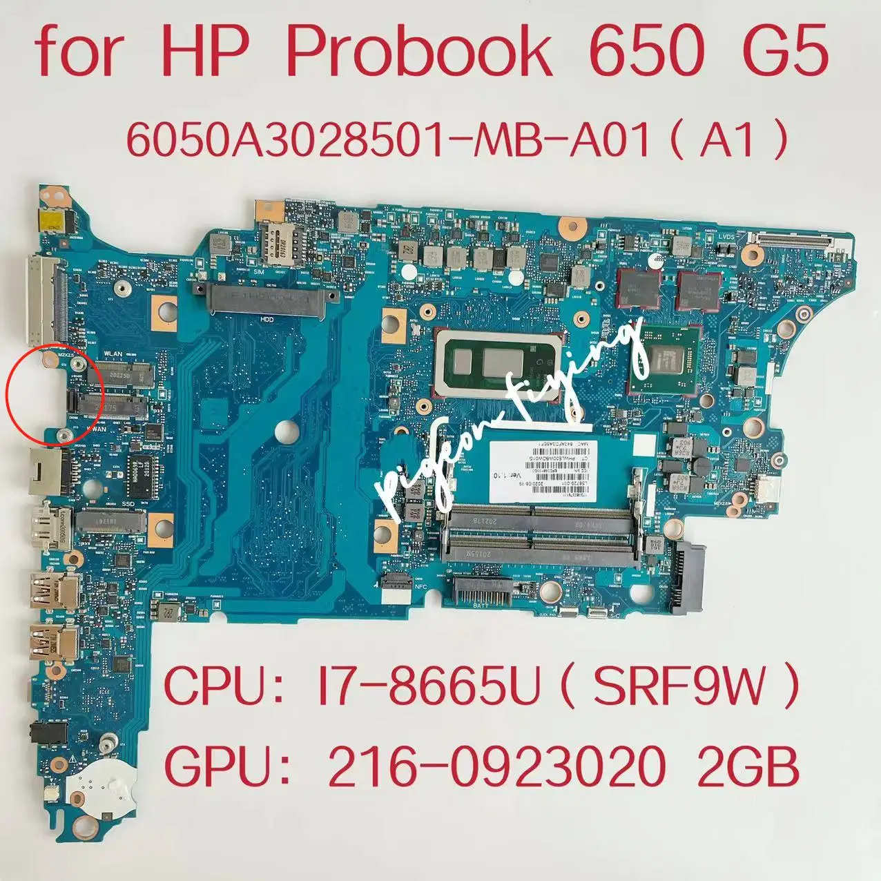 6050A3028501-MB-A01-Mainboard-For-HP-Probook-650-G5-Laptop-Motherboard ...