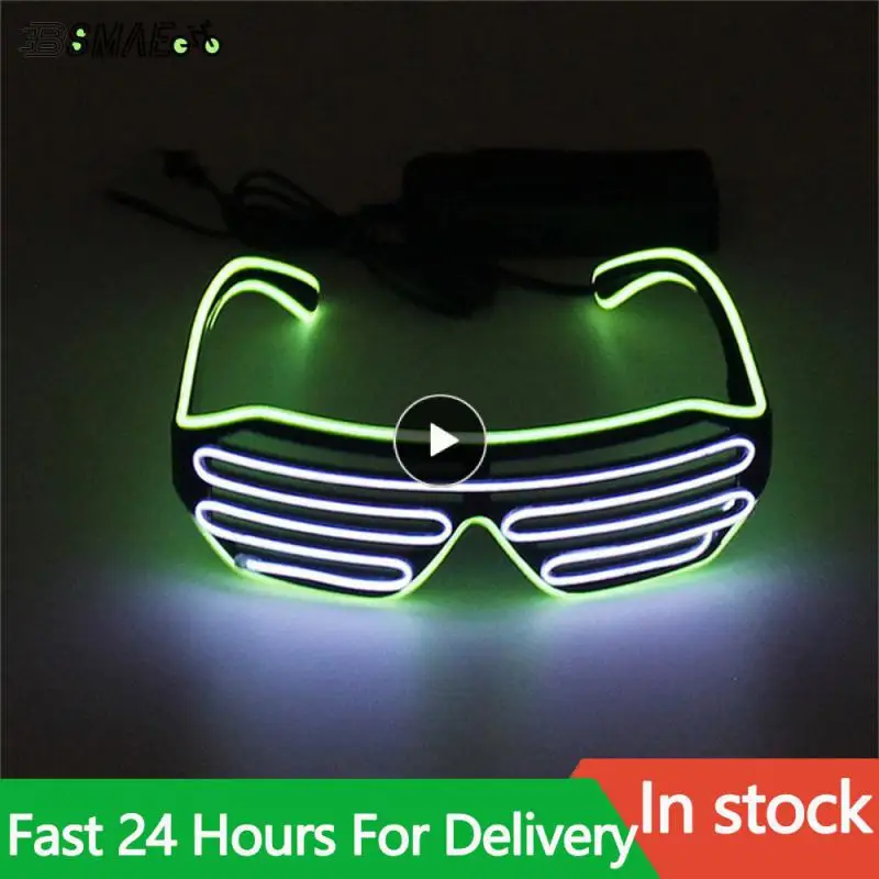 1-10PCS-Glowing-Glasses-LED-Gafas-Luminous-Bril-Neon-Christmas-Glow ...