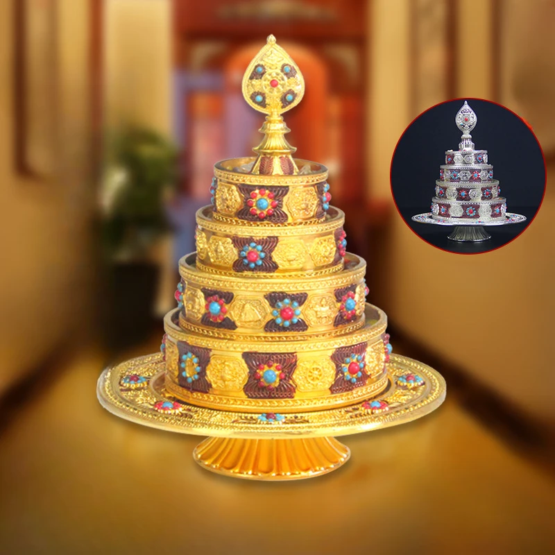 Eight-Auspicious-Worship-Buddha-Alloy-Method-Plates-Temple-Buddhist ...