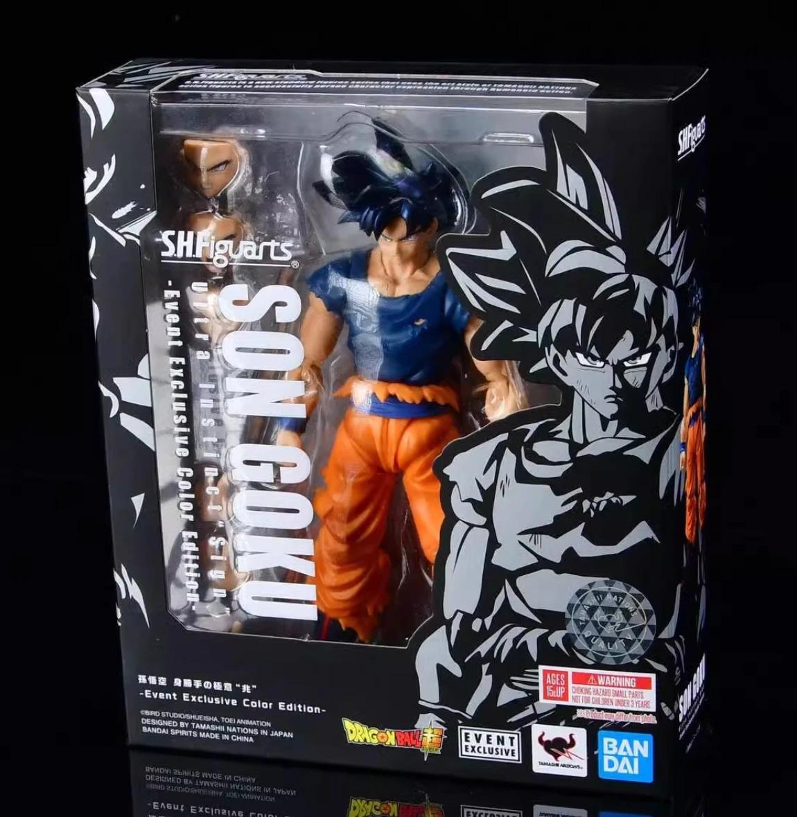 100-Original-Bandai-Dragon-Ball-Sh-Figuarts-Shf-Son-Goku-Ultra-Instinct ...