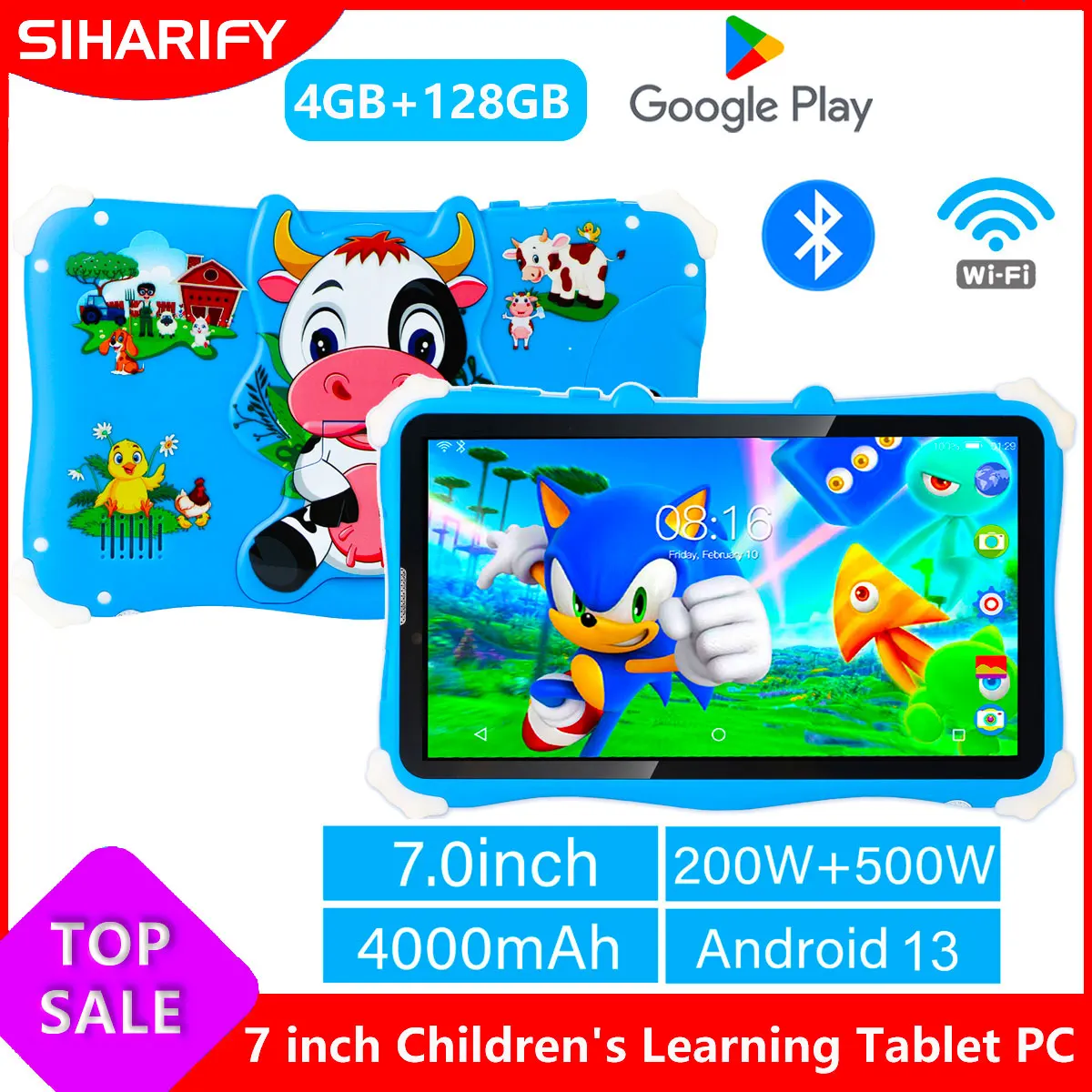 Tab-Kids-WiFi-Tablet-Android-13-7-1-Inch-Quad-Core-Children-Tablets-For ...