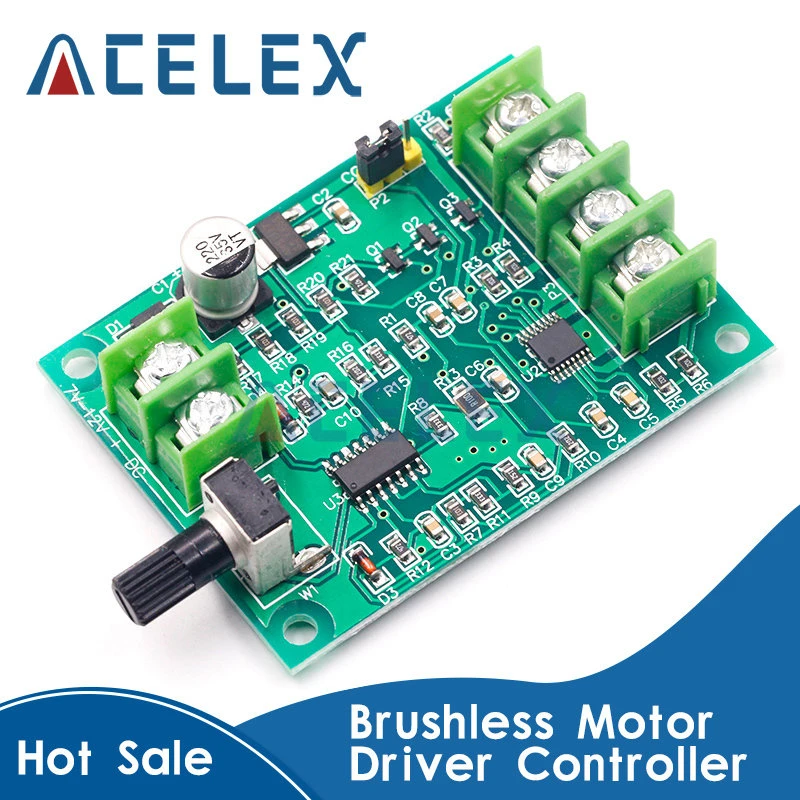 5v 12v Brushless Dc Motor Driver Controller | Motor Current Protection ...