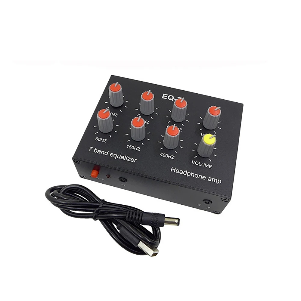 Car-Audio-Headset-Amplifier-7-Band-EQ-Equalizer-2-Channel-Audio-Mixer ...