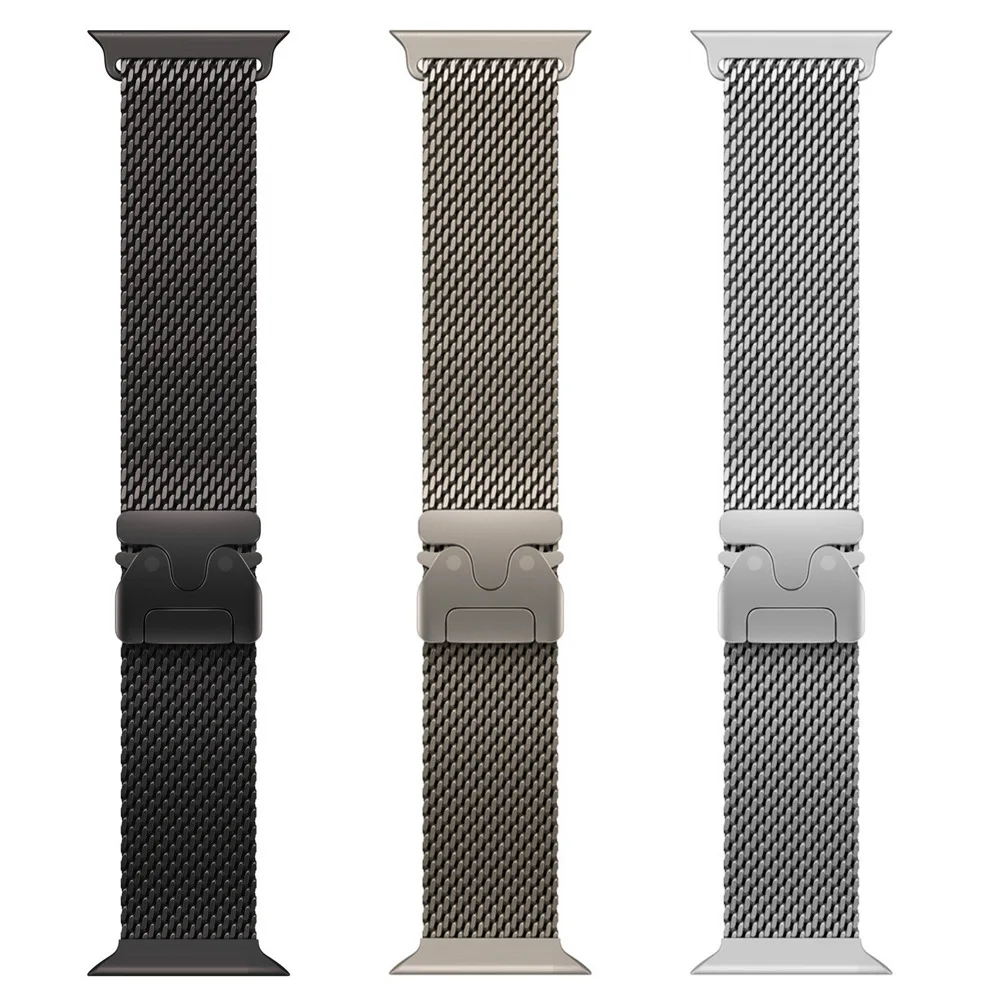 Milanese Loop Strap for Apple Watch Ultra 3 2 Band 49mm 45mm 46mm 44mm ...