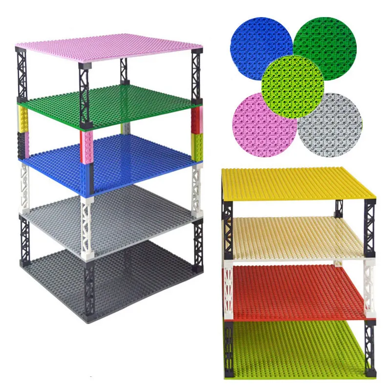 Double-sided Base Plates Plastic Small Bricks Baseplates Compatible ...