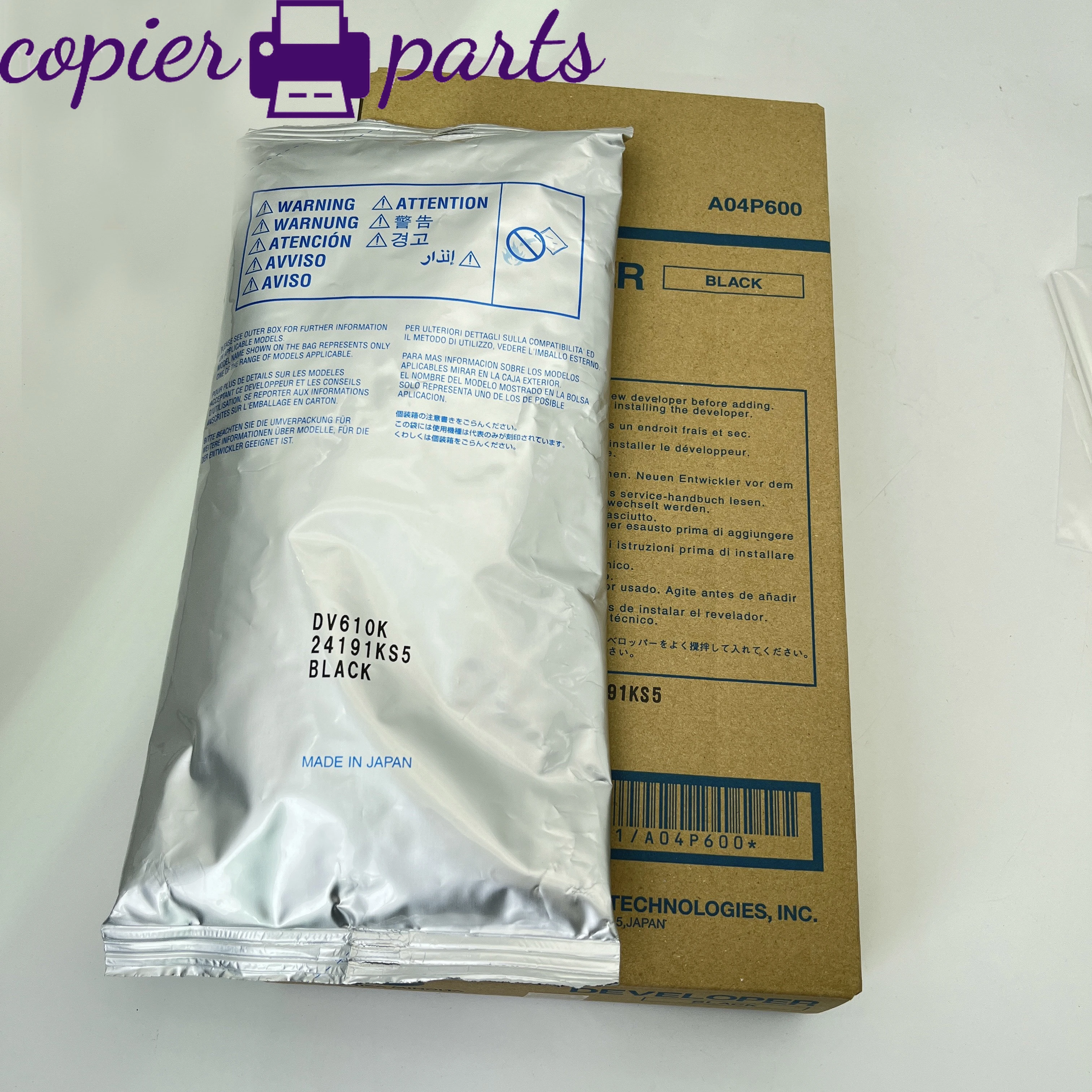 Original New DV610 Developer CMYK for Konica Minolta Bizhub C5501 C6500 ...