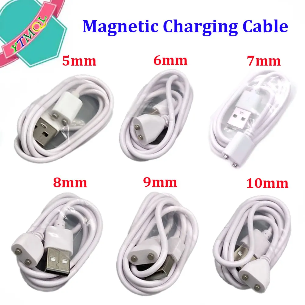 Magnetic Charging Cable 2pin center spacing 5mm 6/7/8/9/10mm Magnet ...