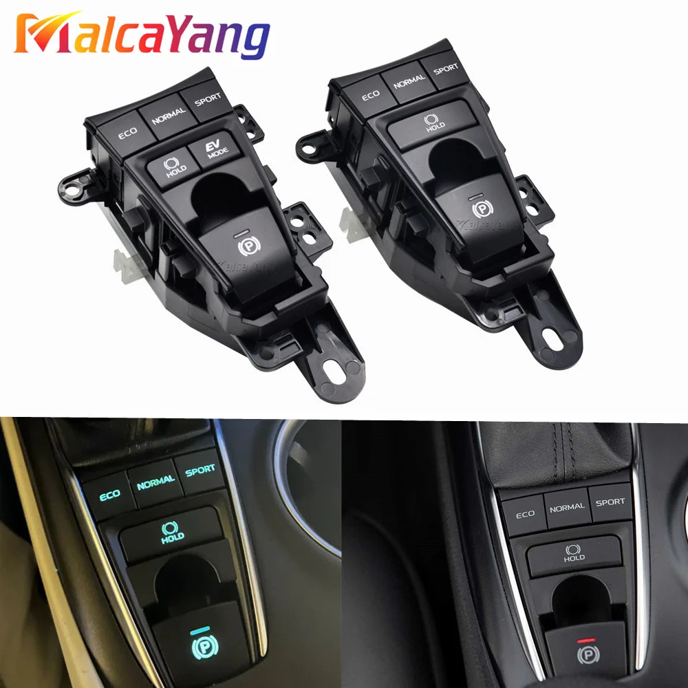 Electronic-Parking-Brake-Switch-Handbrake-Button-ECO-Sport-EV-Mode ...