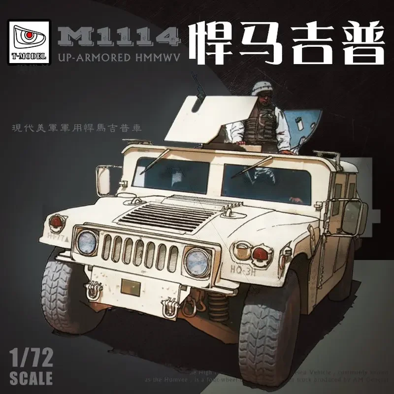 T-MODEL TM-7201 1/72 U.S.HMMWV M1114 - Assemble Scale Model Kit ...