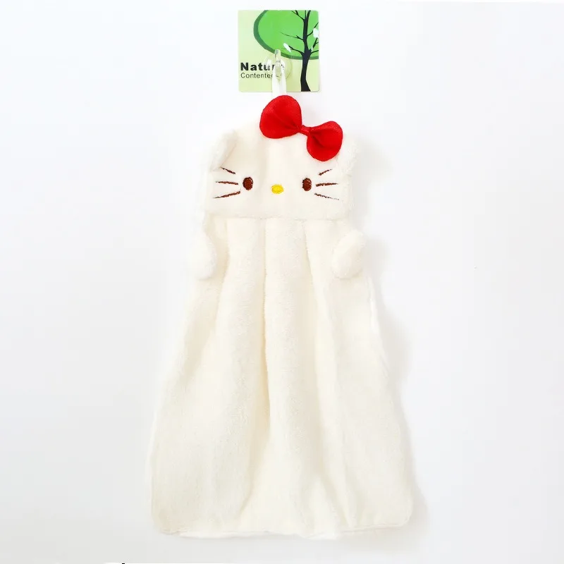Sanrio-Hello-Kitty-Hand-Towel-Cute-Children-s-Cartoon-Coral-Velvet ...