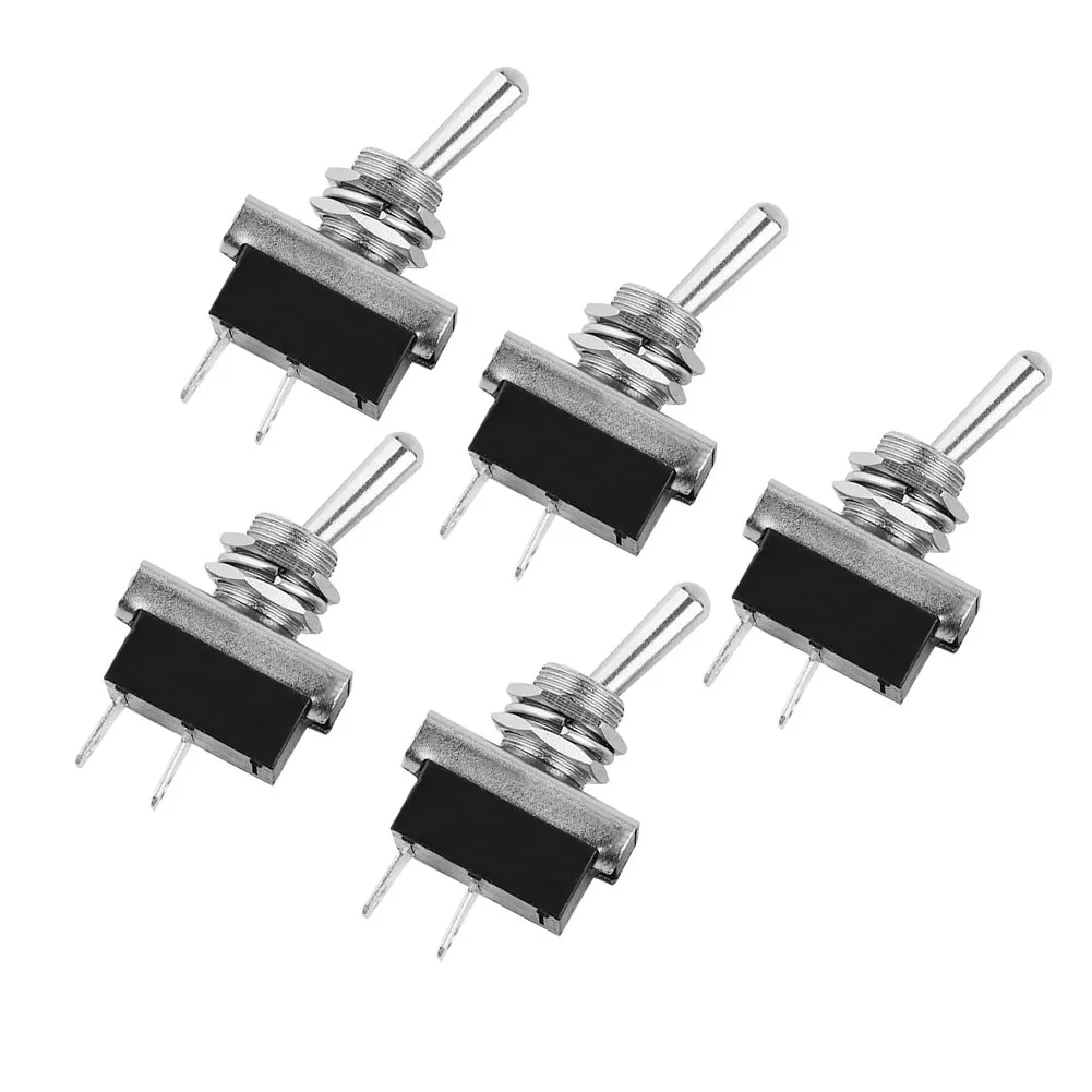 5Pcs Rocker Switch Heavy Duty Toggle Flick Switches DC 12V ON/OFF Car ...