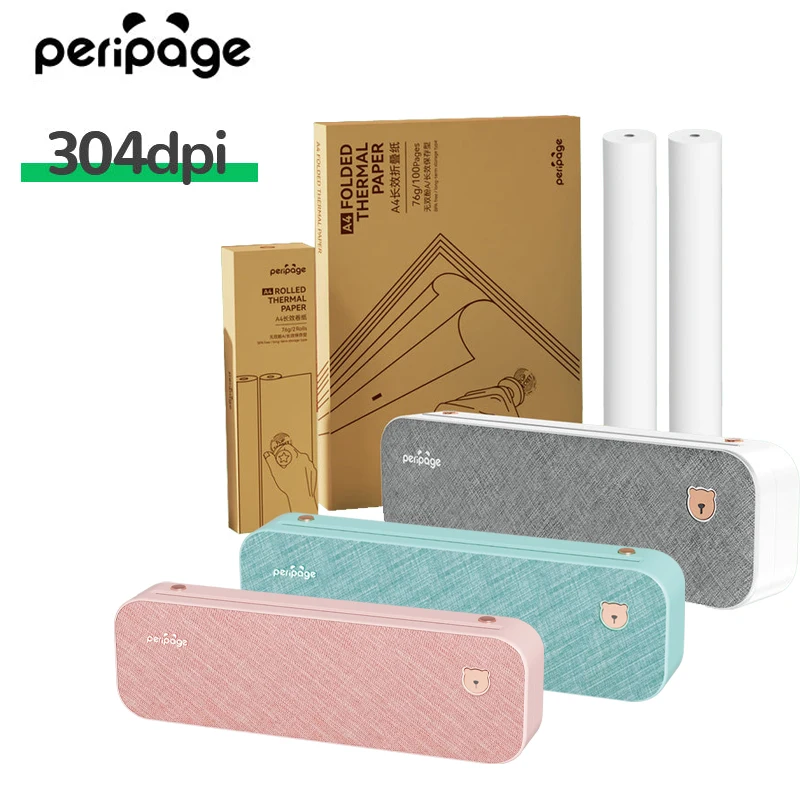 PeriPage-Mini-Impressora-Port-til-304DPI-Wireless-Print-PDF-Webpage ...