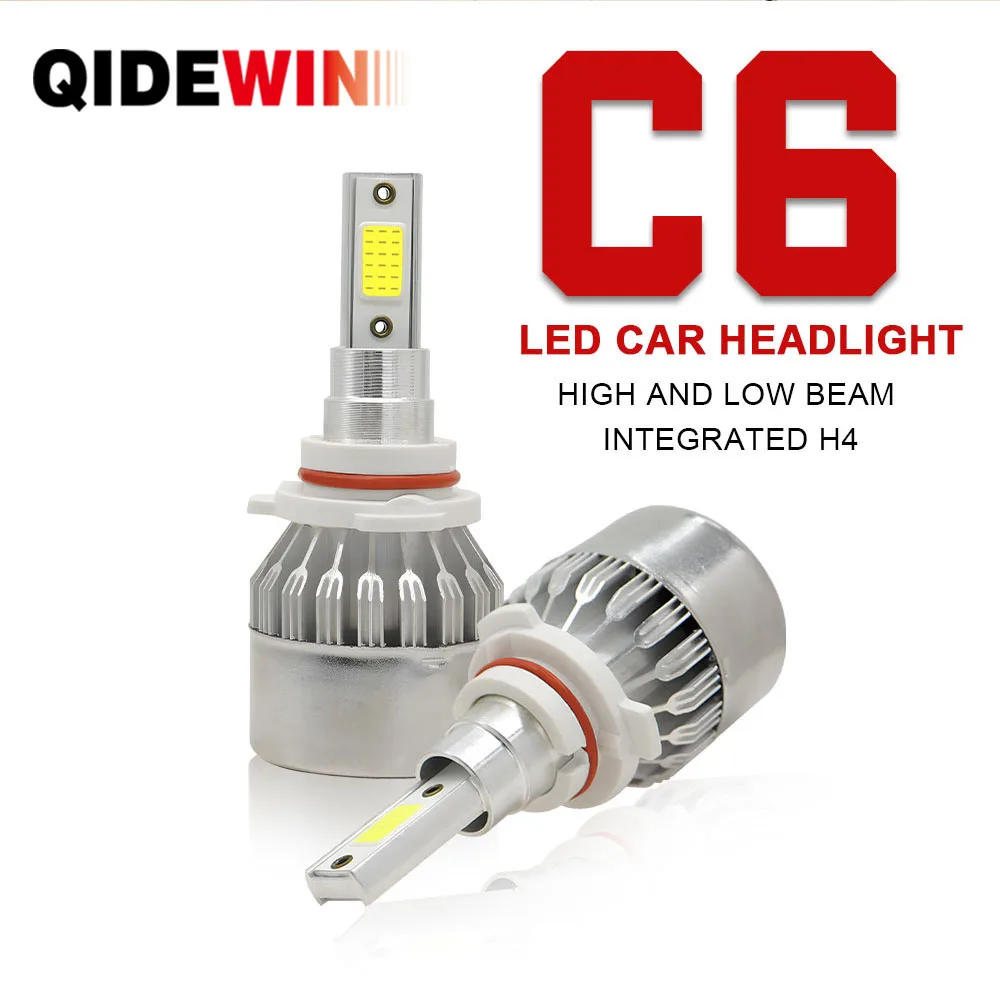 C6 Cob H7 H4 LED Bulb H1 H3 H8 H11 Fog Light HB3 9005 HB4 9006 H13 9012 ...