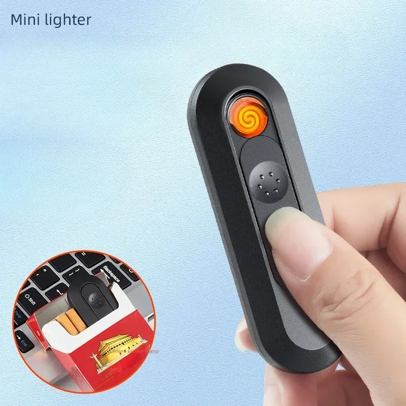 Mini Portable Tungsten Lighter Type-C Rechargeable Lighter Personalized ...