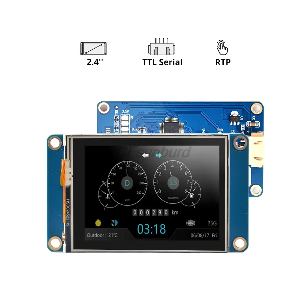 1pcs/lot 2.4" Nextion Hmi Intelligent Smart Usart Uart Serial Touch Tft Lcd Module Display Panel ...