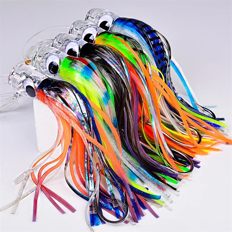 Resin-Head-Octopus-Soft-Skirt-Trolling-Lure-Deep-Sea-Fishing-for-Big ...
