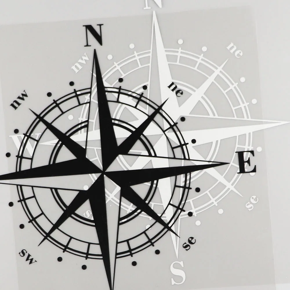 Compass Black And White