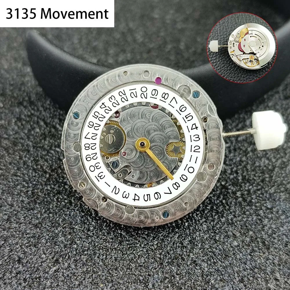 Movimiento automático de China, 3135, 3135, accesorios de reloj de ...