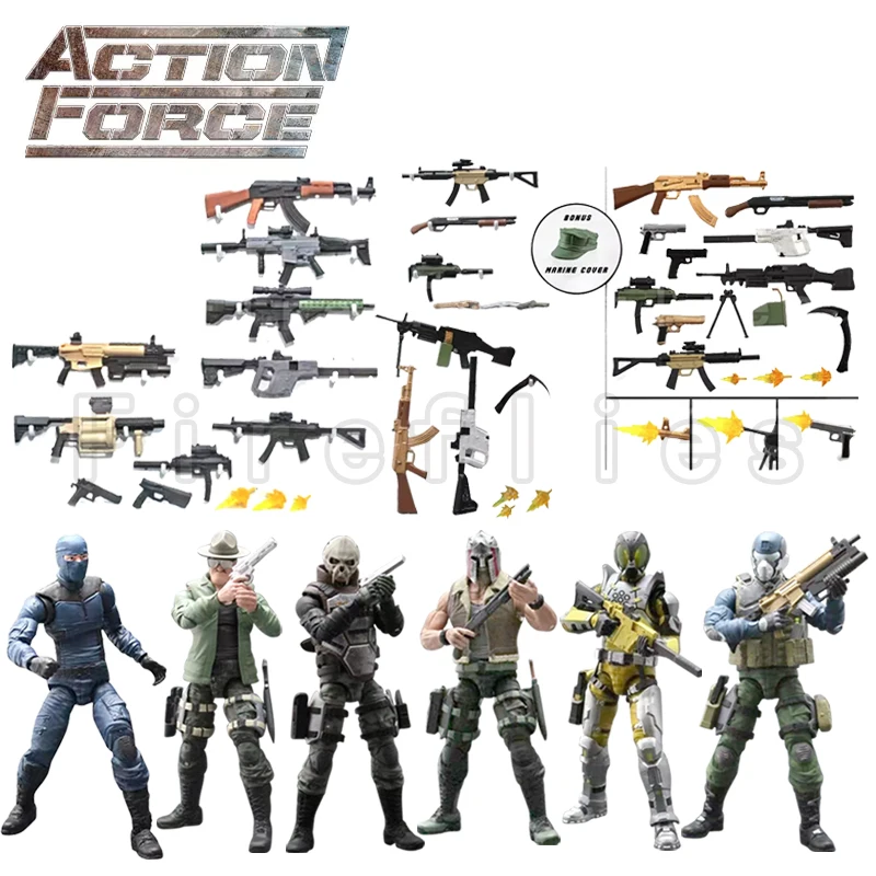 VALAVERSE Force Wave 1 e Wave 2 Action Figure, 6 Polegadas, Coleção ...