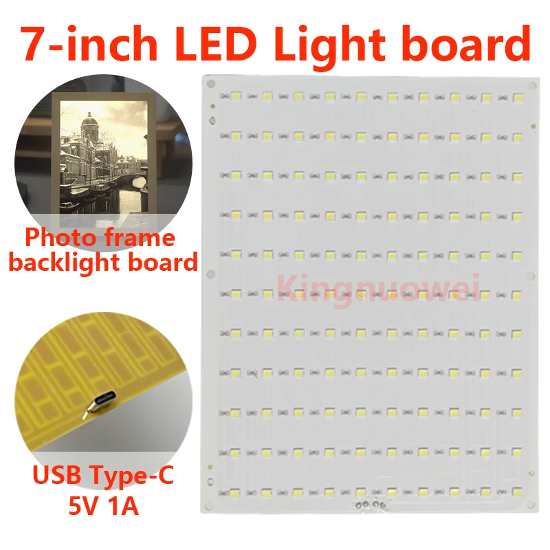 7-inch-LED-Photo-frame-backlight-board-USB-Type-C-5V1A-power-supply ...