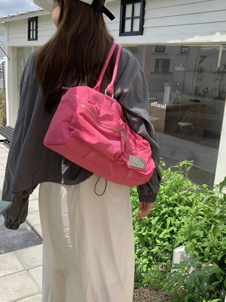 Fat-Homemade-South-korea-Blogger-2023-New-Rose-Red-Large-Capaci-Bag ...